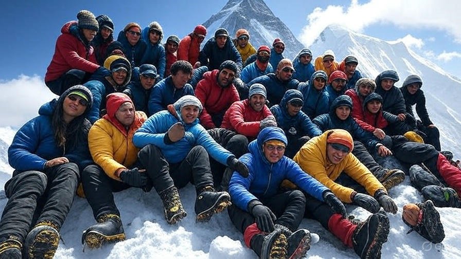 135 Climbers Summit Mt Everest in a Single Day | Spring 2025 Update